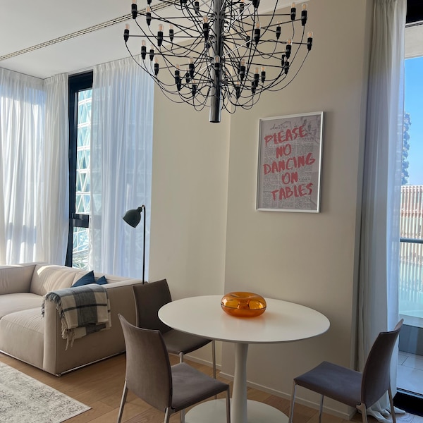 Affirmation Poster, 70s Poster, Red Wall Art, Trendy Wall Art, Hippie ...