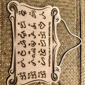 The Complete Baybayin Alphabet / House Decor / Filipino Scripture - Etsy