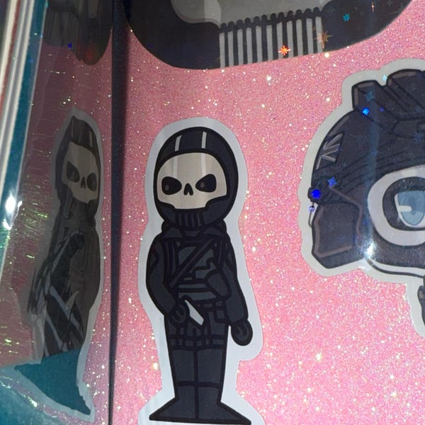 Call of Duty Chibi Stickers - Simon Ghost Riley, Johnny Soap Mctavish ...