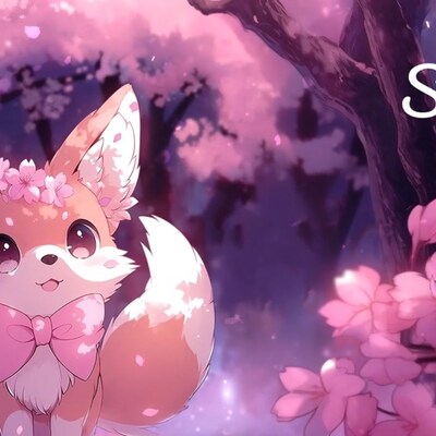 Twitch Stream Scenes Cute Fox Animated Avatar Fox Twitch Overlay ...