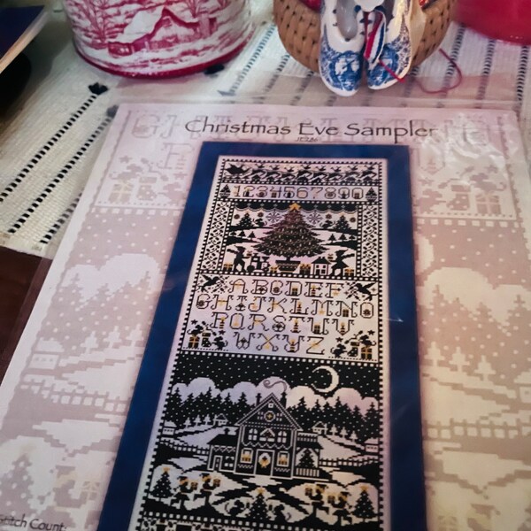 Christmas Eve Sampler Joan Elliott Cross Stitch Pattern - Etsy