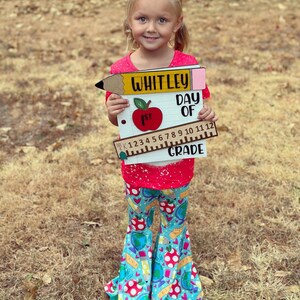 Back to School Reusable Interchangeable Prop 1st Day, 100th Day and ...