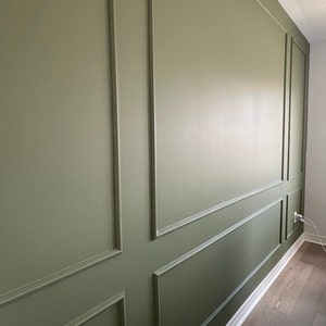 Wall Molding Package Ready to Assemble, Pre-cut Factory Primed, Nested ...