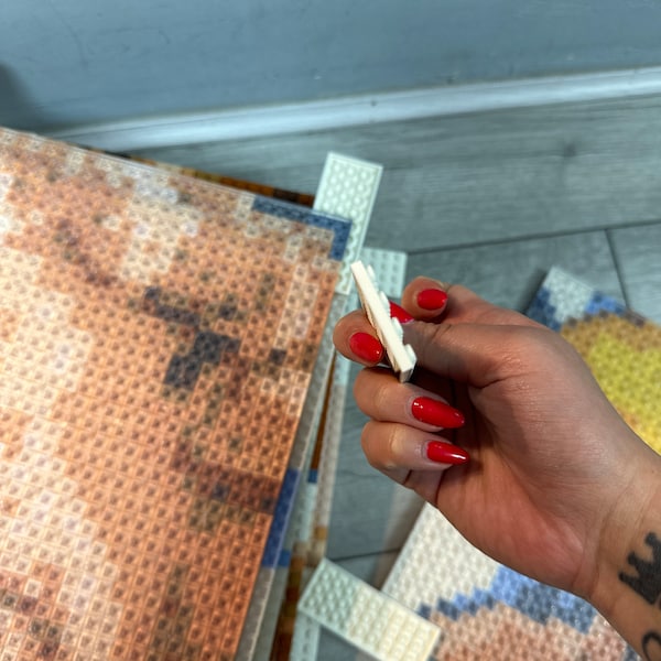 Custom Building Brick Wedding Portrait | Valentines Brick Puzzle ...