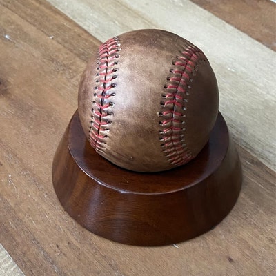 Netball Vintage Style Leather Netball With Plinth /gift for Her ...