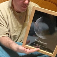 Met Engaged Married 3 Location MOON Phase STAR Map, Personalized ...