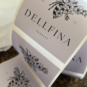 CUSTOM Stickers Roll Custom Logo Stickers Custom Label Roll - Etsy