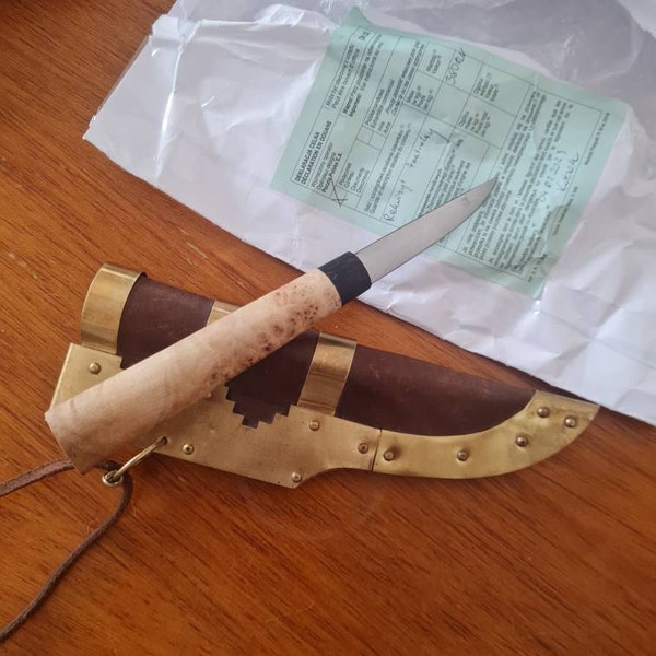 Small Medieval Neck Knife With Scabbard - Etsy