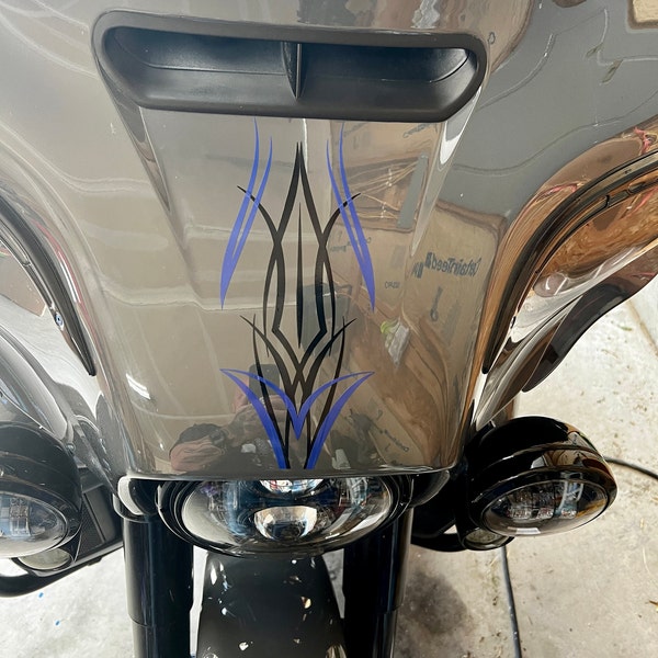 Motorcycle Pinstripe Decal Set Universal Set For, Harley, Honda, Yamaha ...