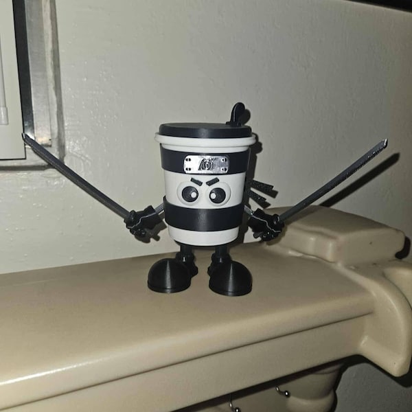 Cappuccino Assassino 3D Printed Figure Brainrot Italian Memes Desk Toy ...
