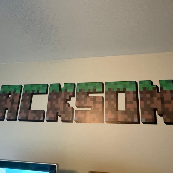Personalized Gamer Name Wall Decal - Inspired Game Wall Decal - Gaming ...