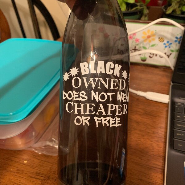 Black Owned Does Not Mean Cheap or Free Svg, Entrepreneur Support Black ...