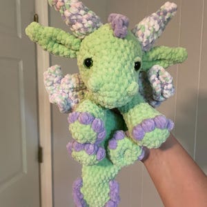 Cato the Dragon Snuggler/lovey Amigurumi Crochet Pattern - Etsy Canada