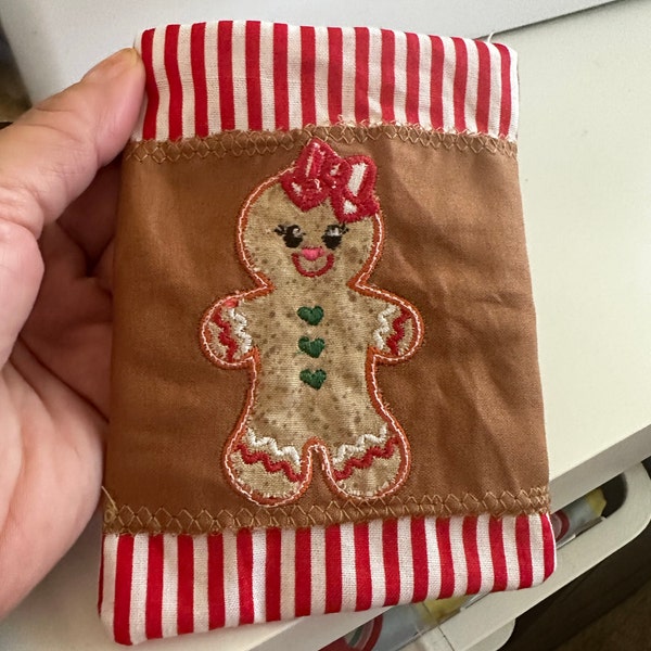 Gingerbread Girl Machine Embroidery Applique Design, Christmas ...