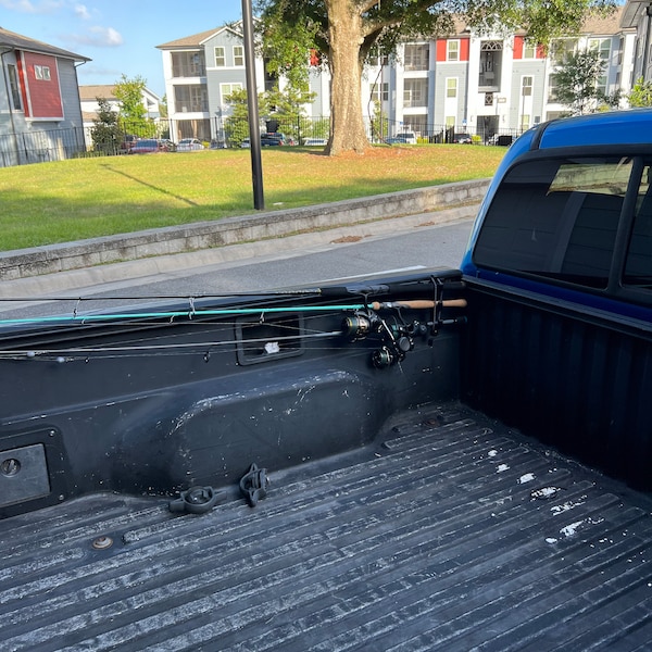 Fishing Rod Holder for Toyota Tacoma Bed Rail - Above the Bed Version ...