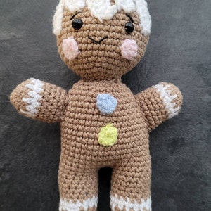 Gingerbread Man CROCHET PATTERN, PDF Amigurumi Gingerbread Doll ...