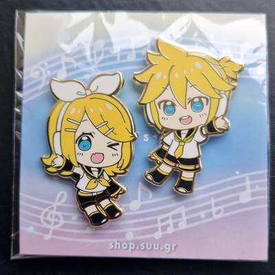 Virtual Vocalist Len Hard Enamel Pin - Etsy