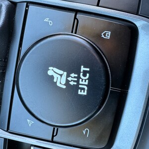 Do Not Press Button Decal, Car Decal, Eject Passenger Button, Blank ...