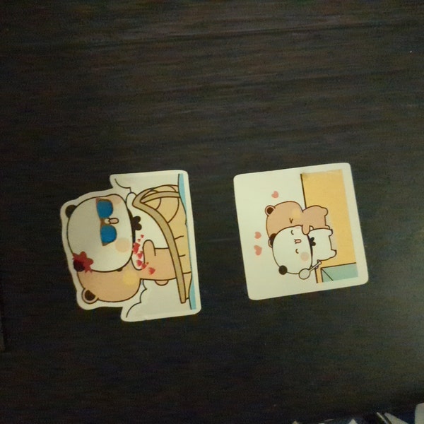 240 Pcs Bubu Dudu Stickers Cute Bubududu Bears Couple Stickers for ...