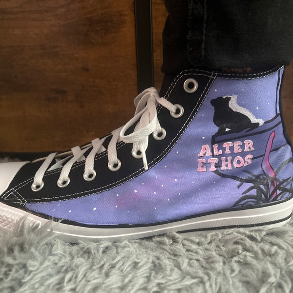 CUSTOM Team Shoes Custom Vans, Custom Converse, Sports Teams - Etsy