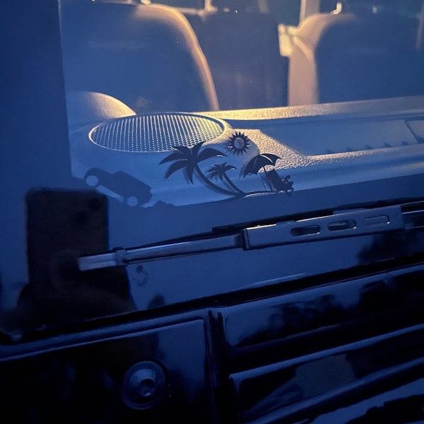 Beach Paradise 4x4 & Car Windshield Vinyl Decal Sticker - Etsy