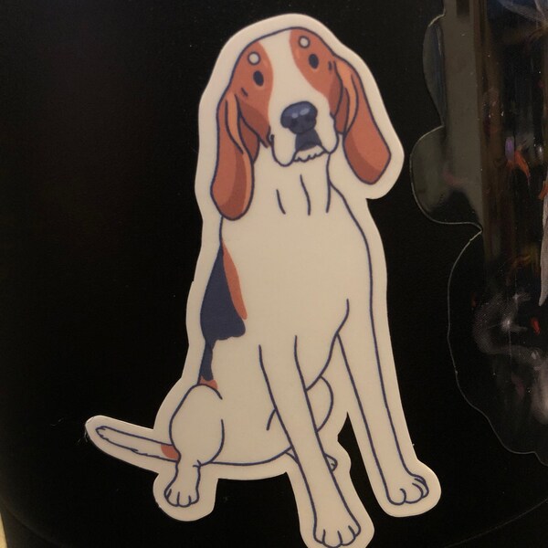 Treeing Walker Coonhound Stickers - Cute Dog Stickers - Hound Dog ...