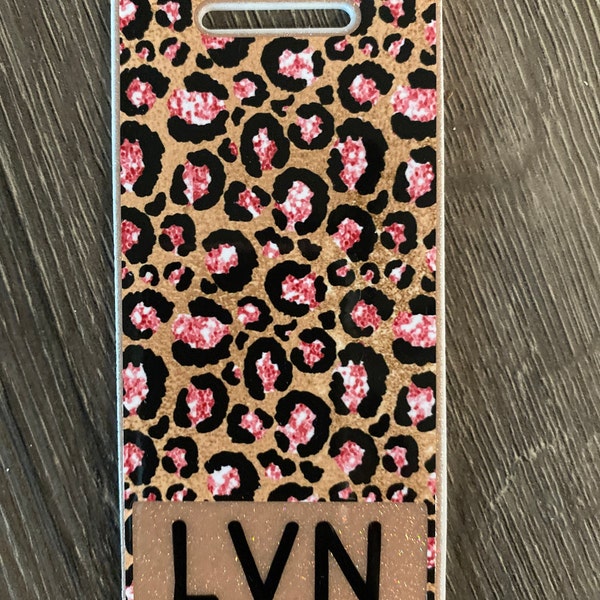 Lab Badge Buddy, Blood Splatter Badge Buddy, Customizable Acrylic ...