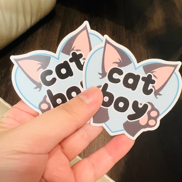 Catboy / Catgirl / Nyanbinary 3 Vinyl Stickers - Etsy