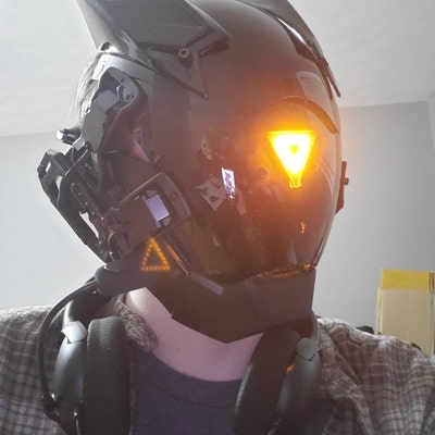 Cyberpunk 2077 Tactical Helmet Samurai Mask Photography Street - Etsy