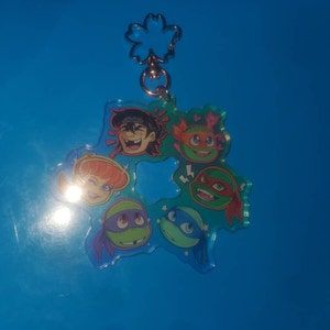 Alien Invader Zim Gir Tamagotchi Keychain - Etsy