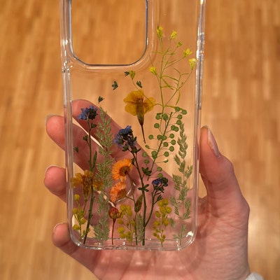 Pressed Flowers Pill Case Birth Control Pill Box Cute Pill Organize ...