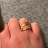 Birth Flower Name Ring by Caitlyn Minimalist • Custom Flower Jewelry ...