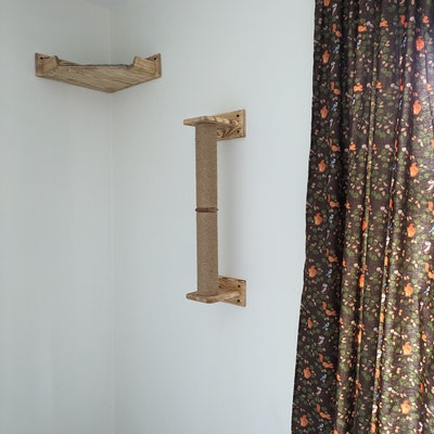 Set Cat 6 Steps With Rope, Cat Furniture, Cat Shelves, Cat Shelf, Cat ...