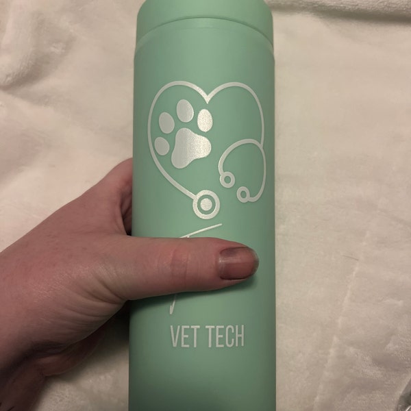 Veterinarian Gift, Personalized Veterinarian Tumbler, Vet Tech Gift ...