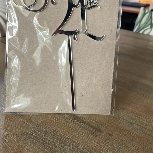 Birthday Cake Topper - Word Seventy Cake Topper - 70th Birthday Cake ...