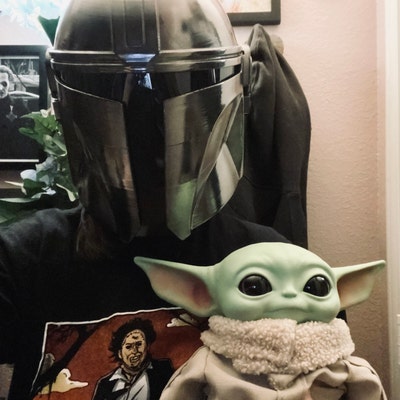 Cosplay 3d Printed Mando Helmet - Etsy