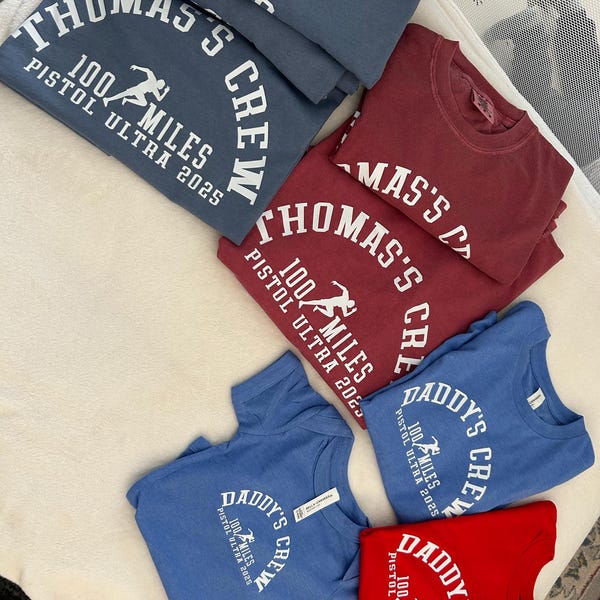 Custom Marathon Support Crew Shirt, Family Matching Shirts, Support ...