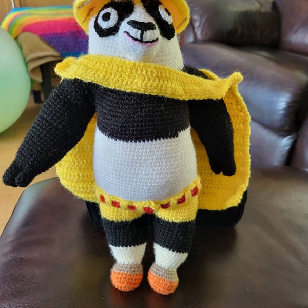 Kung Fu Panda _ Crochet English Pattern - Etsy