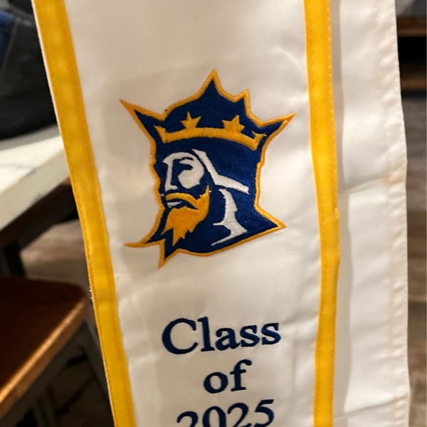 Custom Embroidery Graduation Stole | Custom Personalized Stole | Custom ...