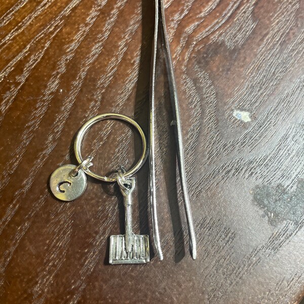 Shovel Keychain VERY SMALL Snow Shovel Keyring Christmas Keychain ...