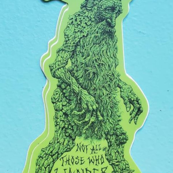 Wandering Ent Art Sticker - Etsy