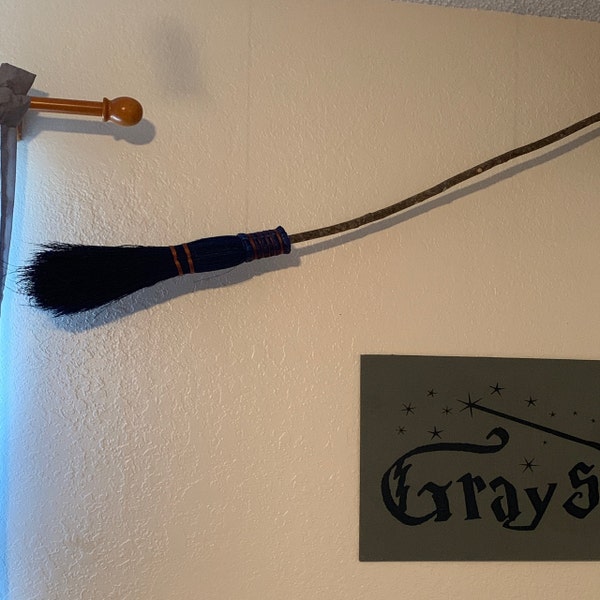Wizard Broom - House Colors - Broomsticks, Magic Flying Broom ...