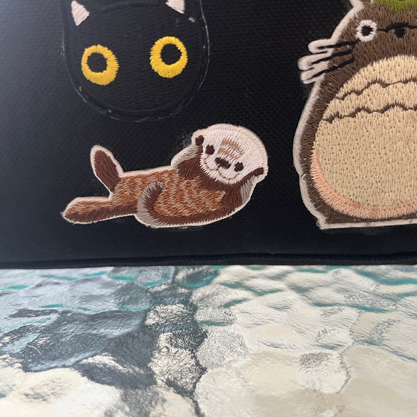 Set of 3pcs 60pcs Bulk Lot Small Animal Otter Beaver Embroidered Iron ...