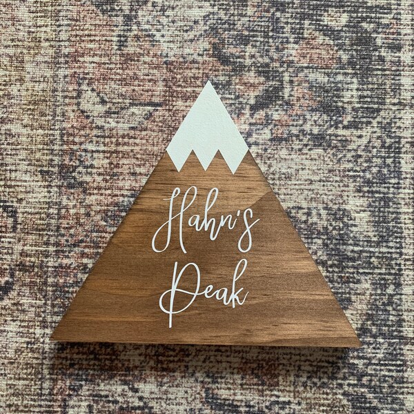 Mountain Table Numbers for Mountain Wedding Decorations for Mountain ...