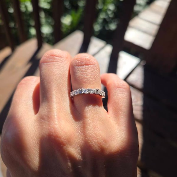 Radiant Certified Lab Grown Diamond Ring, 1.0 to 3.0 CT Wedding Ring ...
