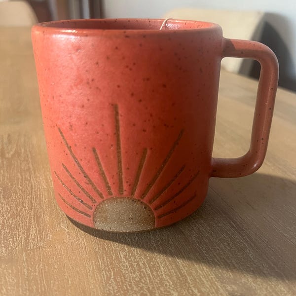 Sunrise Mug - Lemon Creme, Handmade, Wheel Thrown, Food Safe Glazes ...