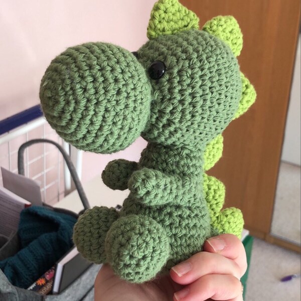 PATTERN: Spike the Stegosaurus - Crochet Dinosaur Pattern - Amigurumi ...