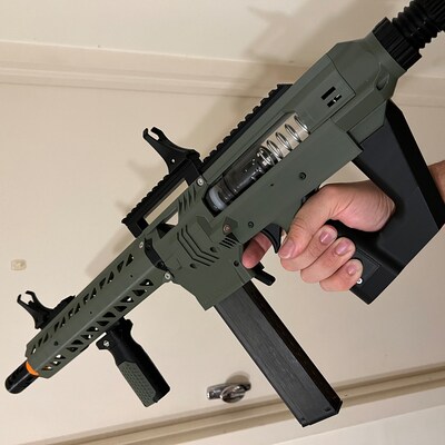 Single Shot 3D Printed T-pull Blaster: Mini-tool Foam Dart Blaster ...