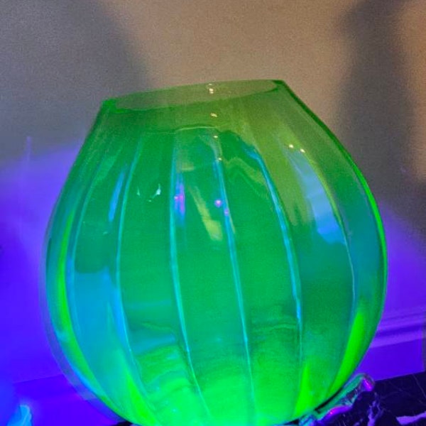 Stunning Red and Yellow Art Glass Dimple Vase, Possible Murano or ...
