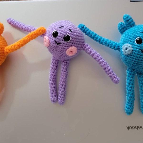 Crochet Noodle Blossom Cheesy Kernel Broccoli Jelly Pompom Amigurumi ...